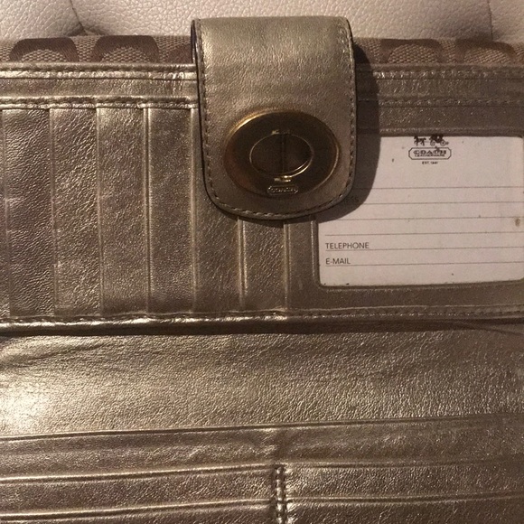 Coach | Bags | Authentic Coach Wallet And Checkbook Holder | Poshmark
